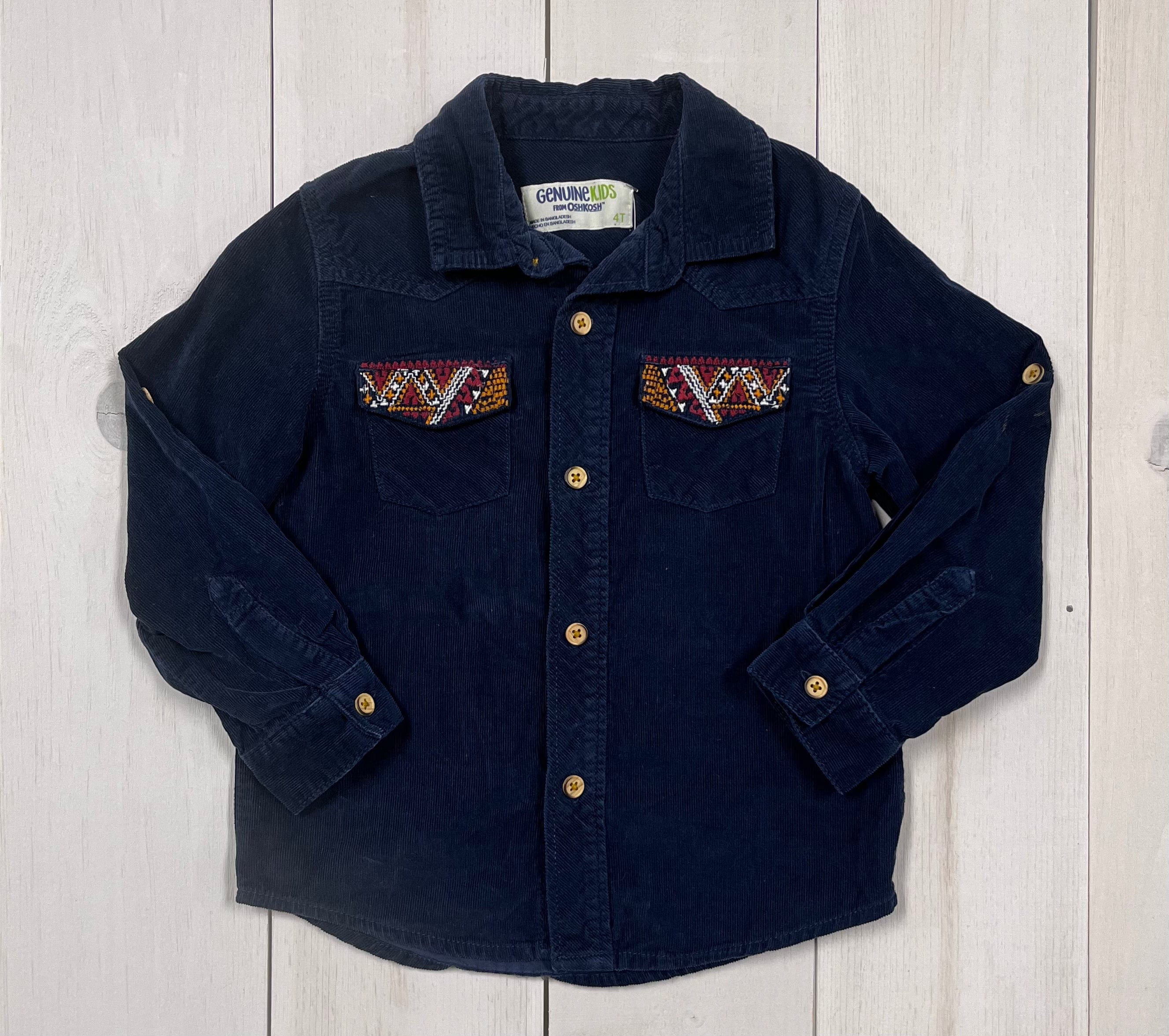 Minnows Childhood Goods Genuine Kids Embroidered Top, 4T